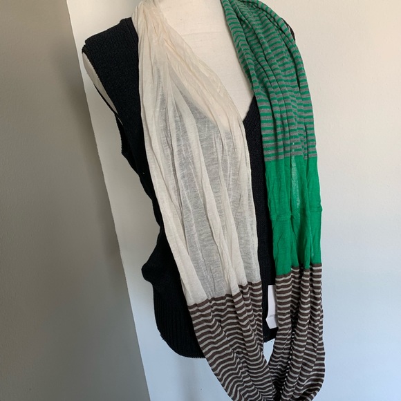 LOFT | Accessories | Loft Colorblock Infinity Scarf | Poshmark